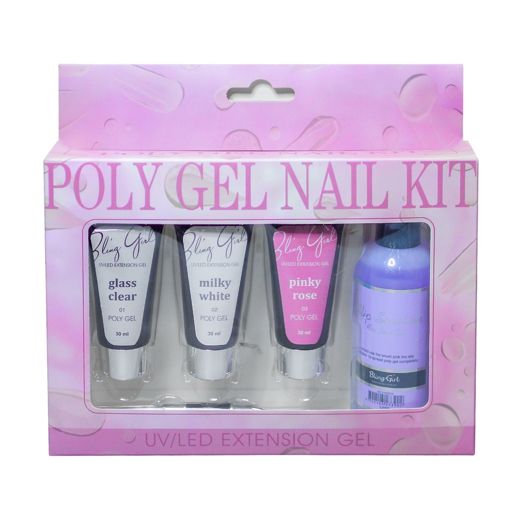 Poly Gel Nail Kit [S2502P11] | BlingGirl